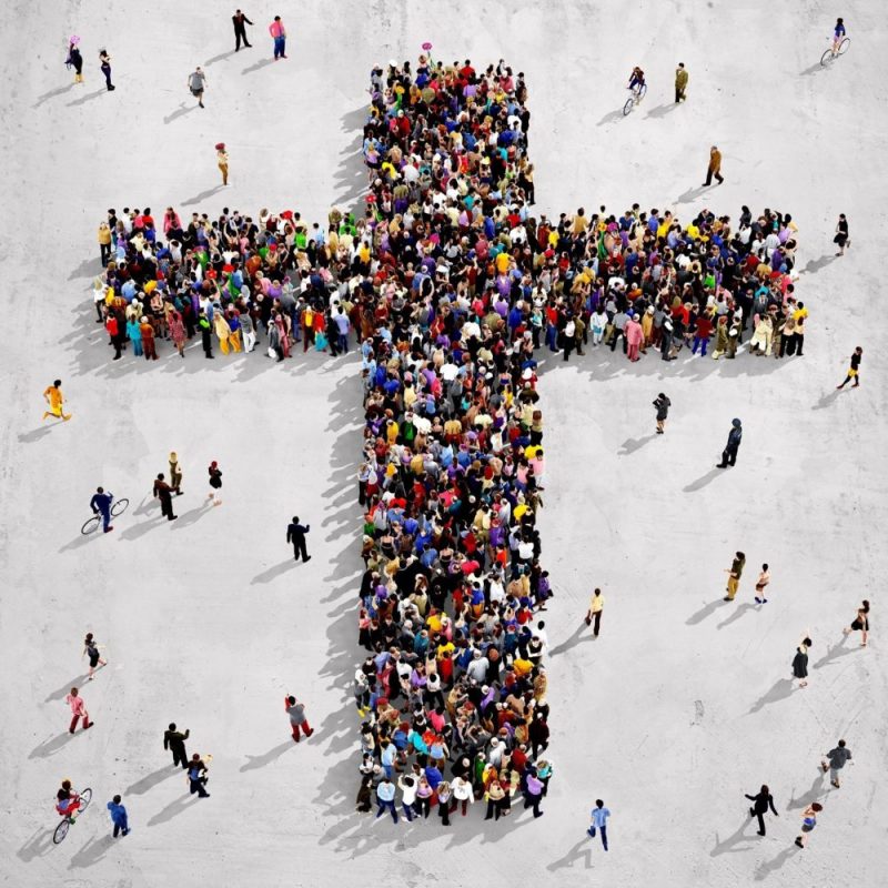 people cross | Trinity Church, Leek